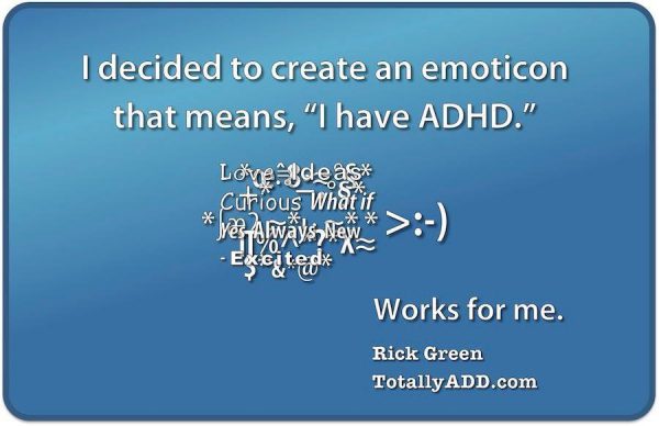 Emoticon of ADHD - TotallyADD